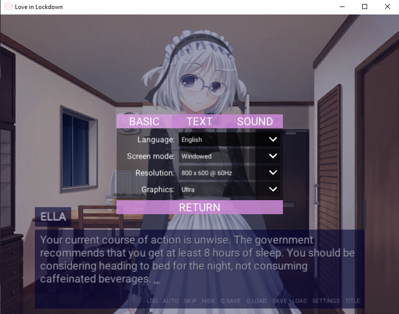 Love in Lockdown - ELLA version | vndb