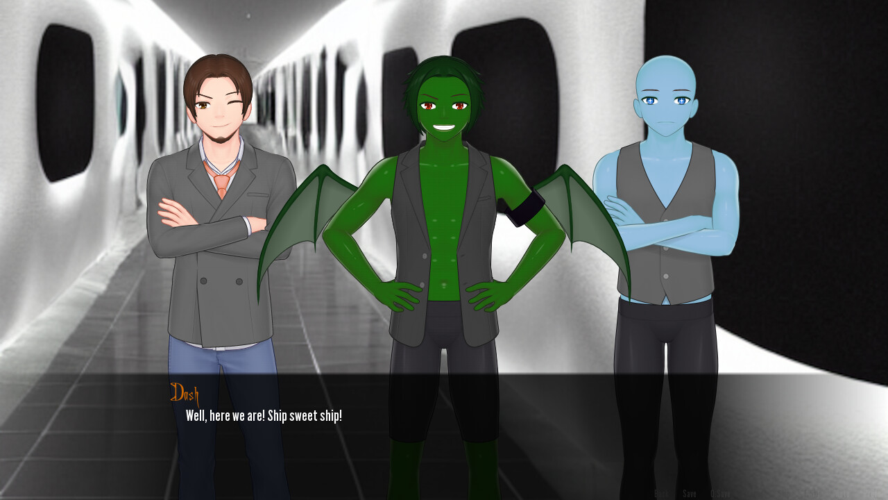 Man, Alien & the AI: 153 Edition | vndb